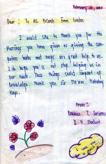 We help improve two schools